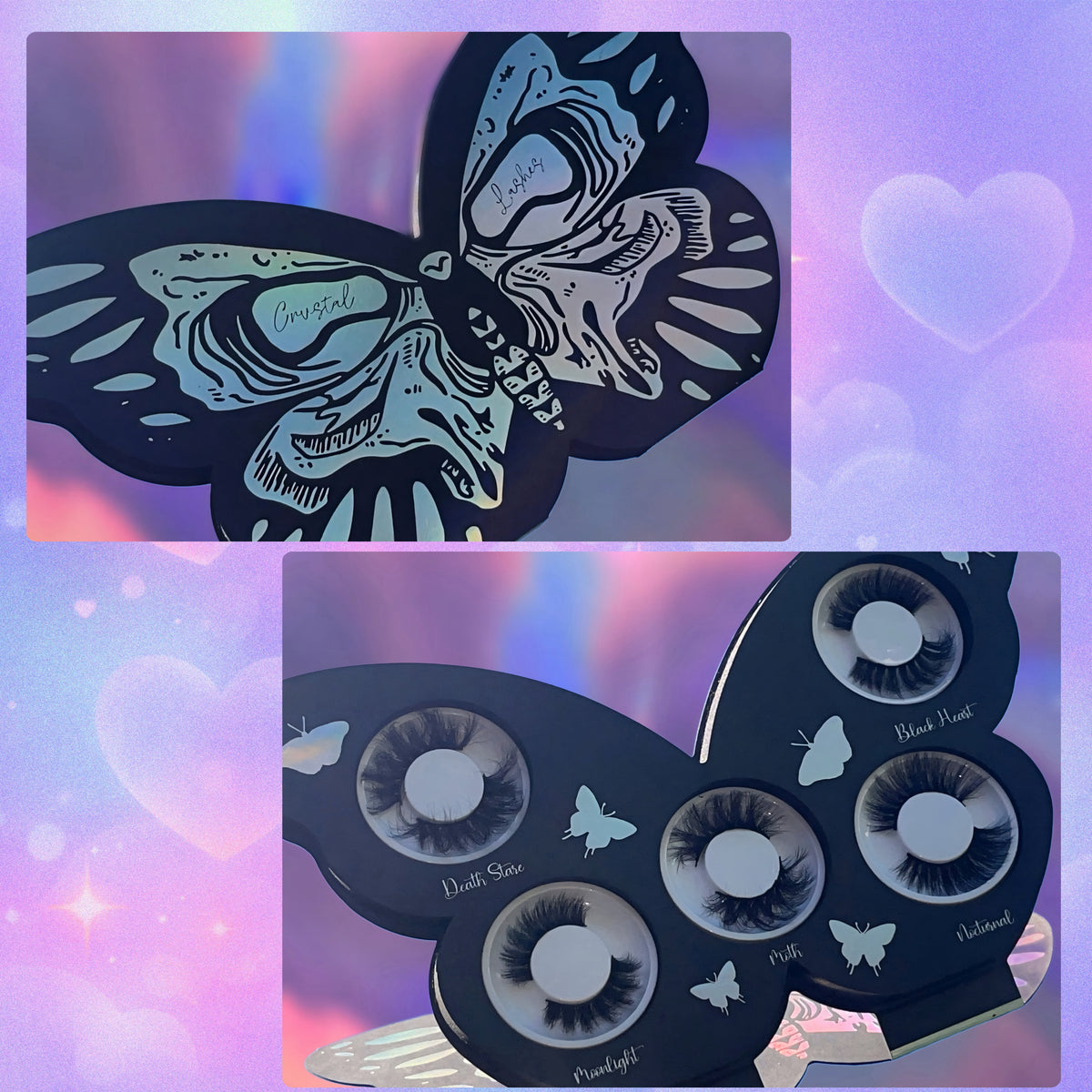 Moth eyelashes book faux mink strip lashes – Crvstal Lashes